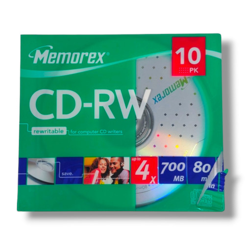 Memorex CD-RW 700MB - Pack of 10 | Oddbits