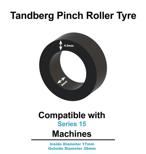 Tandberg Pinch Roller Tyre - Series 15 | Oddbits