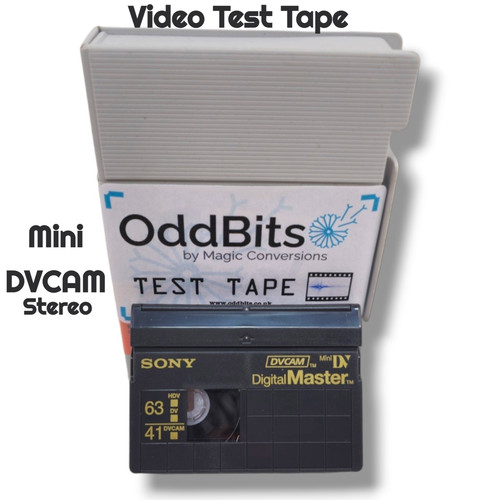 OddBits Video Test Tape - MiniDVCam Stereo Sound | Oddbits