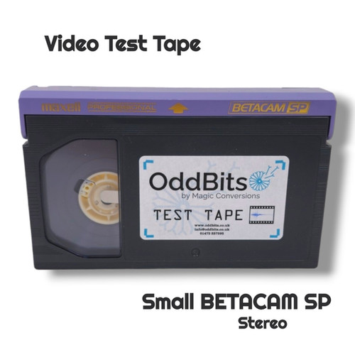 OddBits Video Test Tape - Small BETACAM SP Stereo Sound | Oddbits