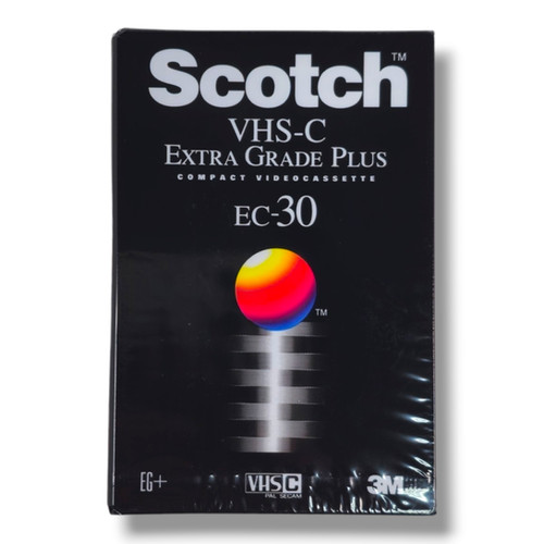 Scotch VHS-C Extra Grade Plus EC-30 Tape | Oddbits