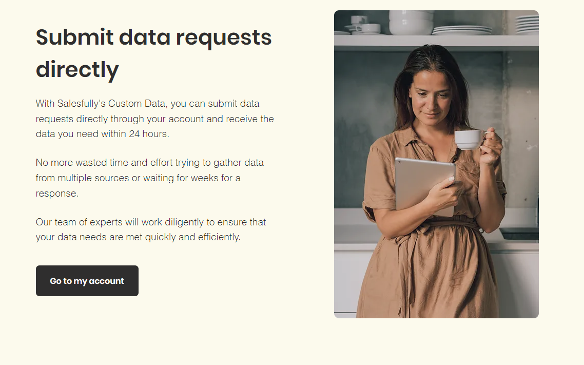 Introducing Salesfully's "Custom Data". Data, your own unique way ...