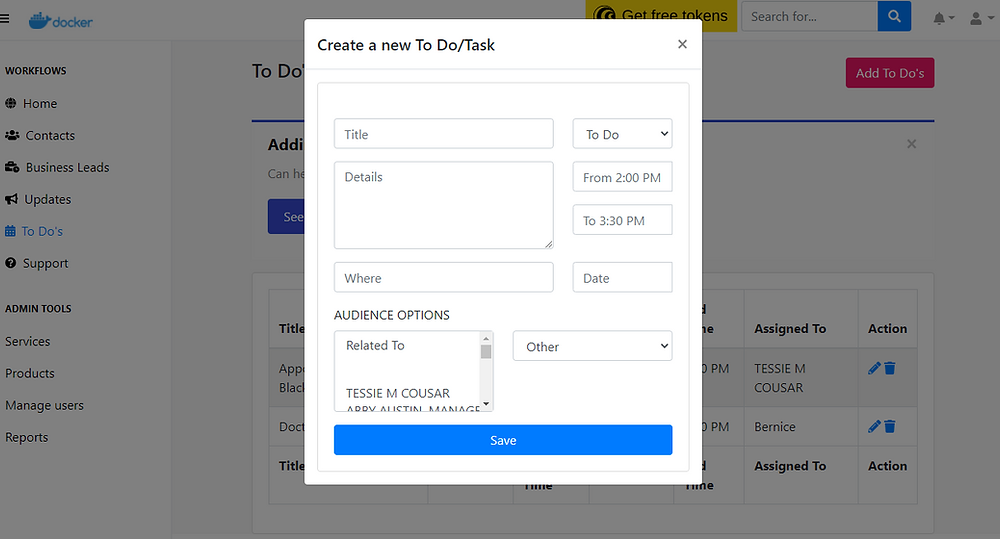 GUIDE: How to create a new to-do/task
