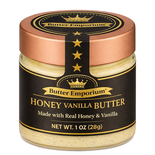 Room Service Butter Jar - 1 Oz - 100ct Honey Vanilla | Specialty Butter LLC