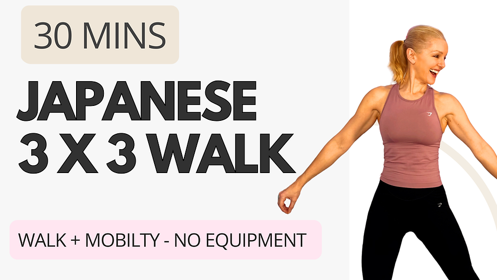 🌿 Japanese 3×3 Walking Workout