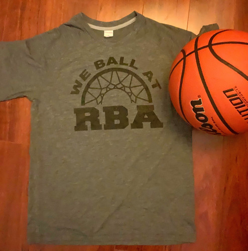 We Ball at RBA T-Shirt - No Excuses | Runtime Basketball Academy