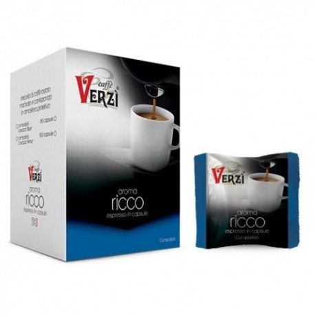 80 CAPSULES CAFÉ AROMA RICCO VERZI COMPATIBLES LAVAZZA FIRMA ...