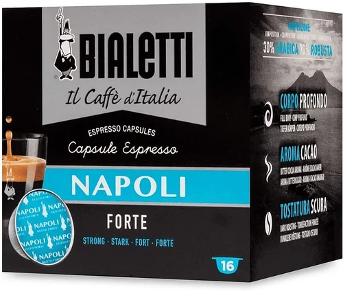 72 CAPSULES ALUMINIUM CAFE BIALETTI MULTIPACK NAPOLI | lacapsuleitalienne