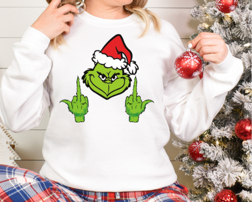 Grinch Flipping the Birds | urban-valley-tees