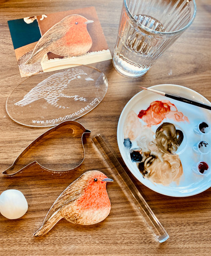 Painted Robin Cookie Cutter & Embosser