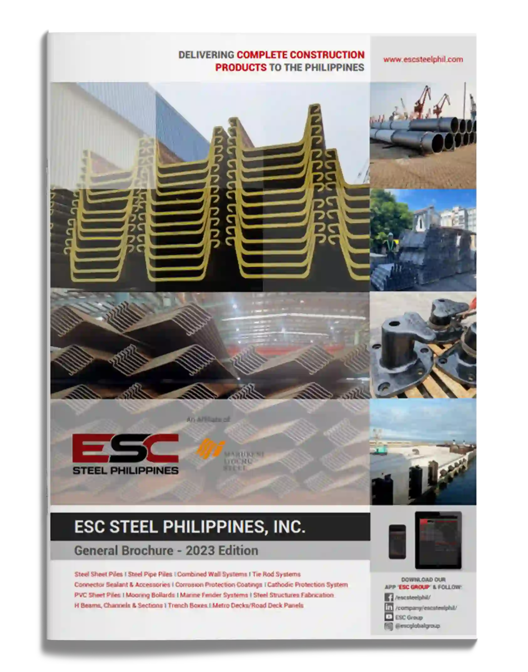 ESC Hot Rolled Sheet Piles - NS-SP Series