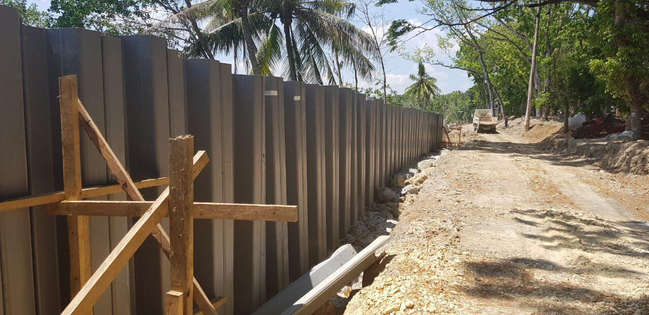 Vinyl Sheet Pile Revetment Works | ESC PVC Sheet Piling