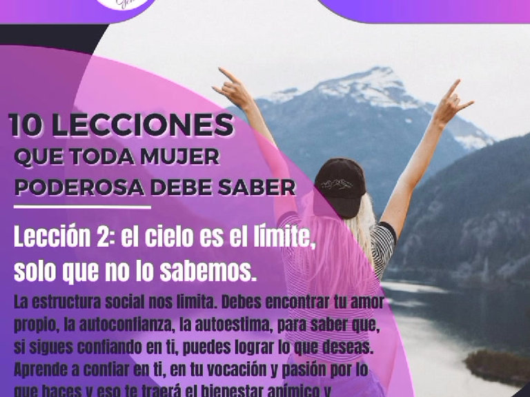 10 LECCIONES QUE TODA MUJER PODEROSA DEBE SABER
