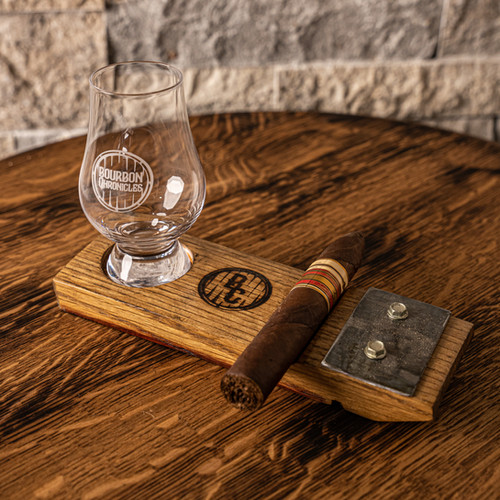 Cigar Stave with BC Glencairn Glass | Bourbon Chronicles