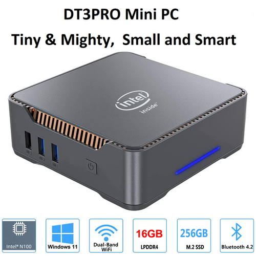 DTPRO3 Mini PC Intel N100 Windows 11 Pro DDR4 16GB 512GB WIFI5 | DT ...