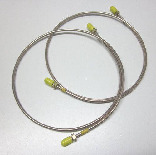 Rear Axle Brake Pipes (Brake Lines), Set Of 2, T-Piece To Left & Right ...