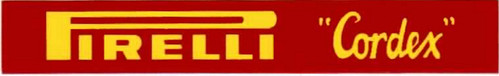 Pirelli Fan Belt Sticker (Decal) | AlfaStop | Classic Alfa Romeo Car ...