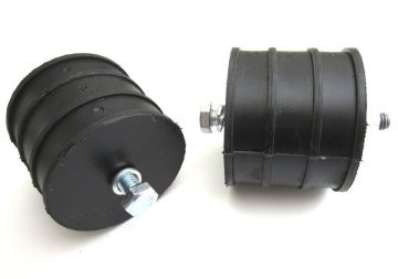 Rubber Engine Mountings (Bobbins), Modified Type With 1X Stud, Set Of 2 ...