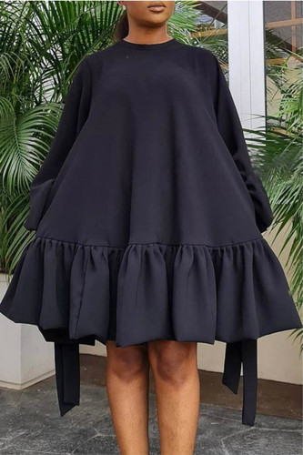 Black Smock Dress | Alicia Marie Noble B
