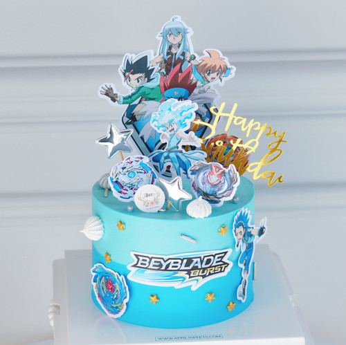Beyblade Burst Cake | APRIL SWEETS | Birthday Cakes | Toronto ...