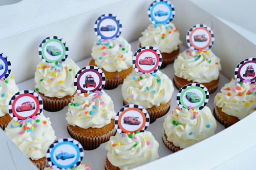 Racing Cupcakes | APRIL SWEETS | Birthday Cakes | Toronto | Richmond Hill