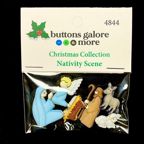 Nativity Scene - Buttons Galore & More | jeromethomasdesigns