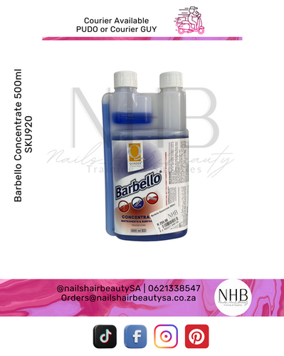 Barbello Concentrate 500ml | NHB Training & Supplies