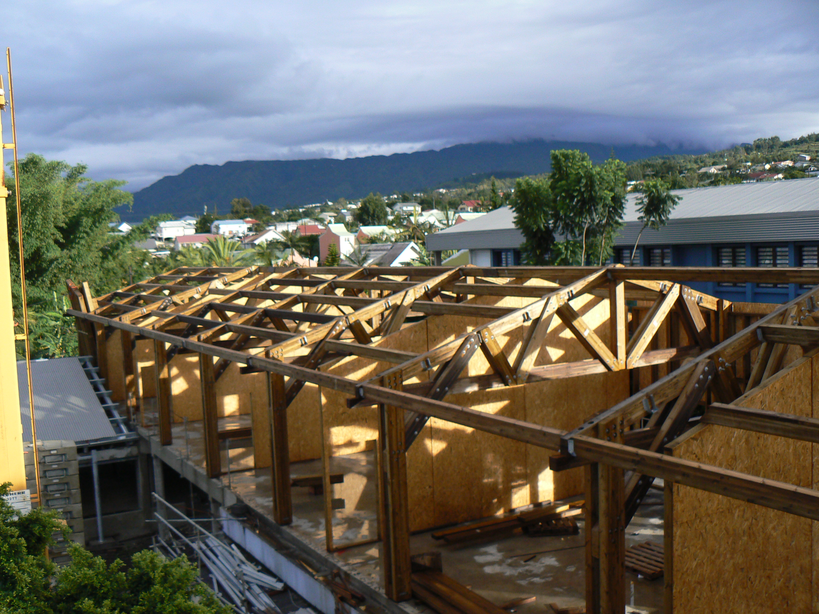 Construction Eco Bois à la Réunion 974 : Charpente bois