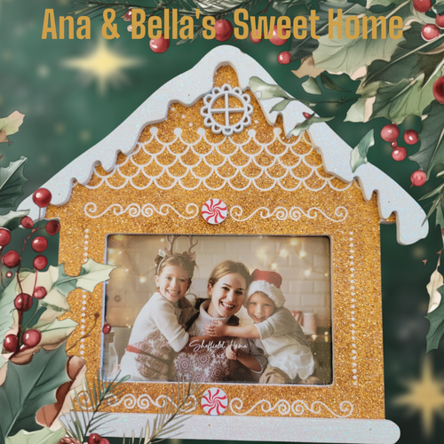 Gingerbread House frame | Ana Bellas Fashion