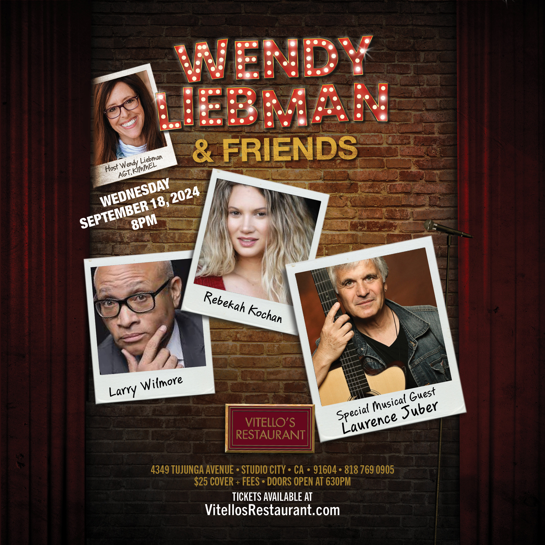 Wendy Liebman & Friends at Vitello's | vitellos