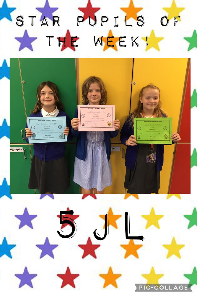 5JL - Stars of the Week