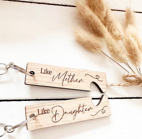 Mother Daughter Matching Keyrings | Nelmwood Designs