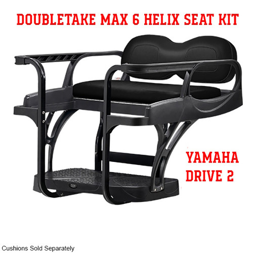 DoubleTake Max 6 Helix Rear Seat Kit, Yamaha Drive 2 | Revolution Golf Cars