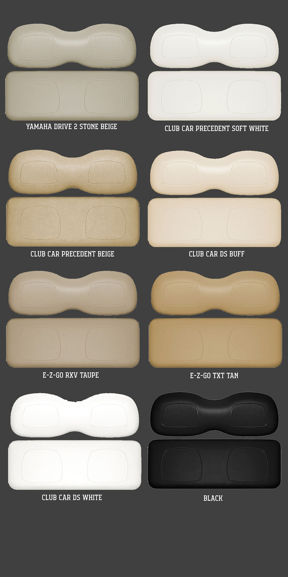 DoubleTake Classic Cushion Set, Choose Factory Color, For Max 5/Max 6 ...