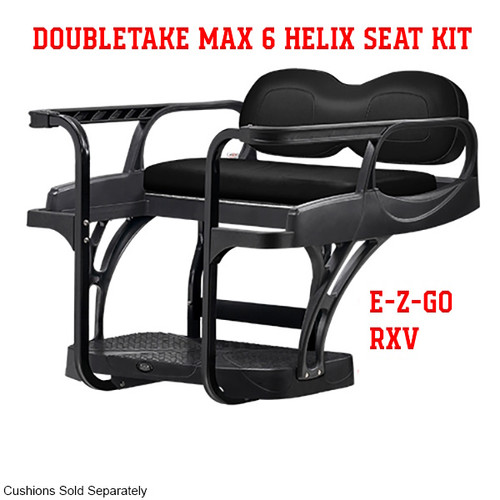 DoubleTake Max 6 Helix Rear Seat Kit, E-Z-Go RXV | Revolution Golf Cars