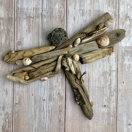 Driftwood Dragonfly | Seadrift Decor