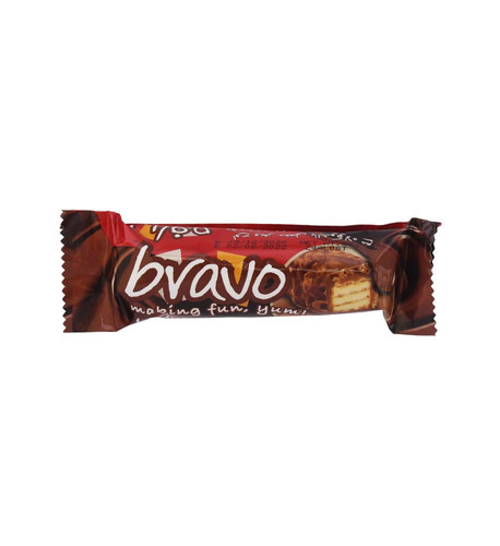 BRAVO CHOCOLATE COATED WAFER BAR | Raps Store