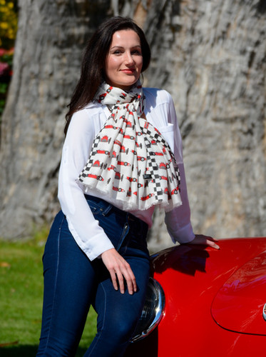 Racing Ferrari Scarf | nkcollections