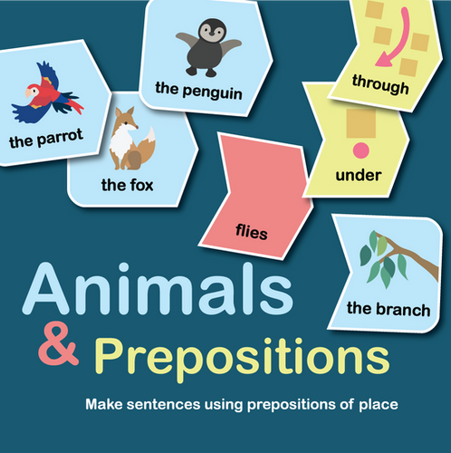 Animals and Prepositions | Language through Art