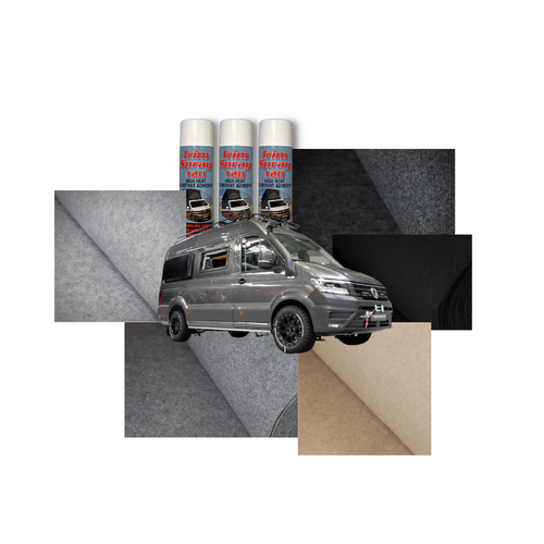 Large Van Carpet Bundle and adhesive | Combe Valley Campers