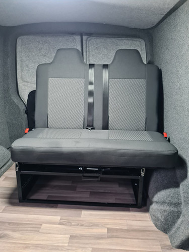 Rusty Lee recliner isofix 3/4 legless bed | Combe Valley Campers