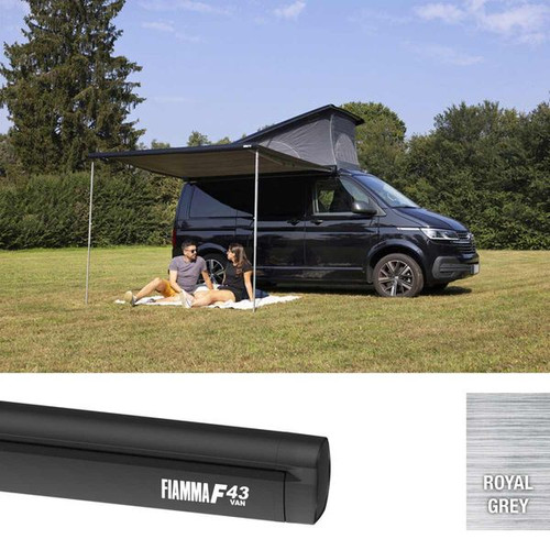 Fiamma F43Van 270 Awning - Deep Black | Combe Valley Campers