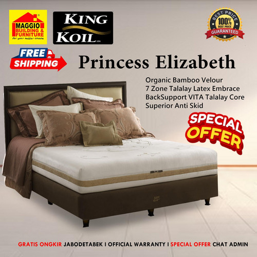 Kasur KING KOIL Full Latex Princess Elizabeth - Princess Collection ...