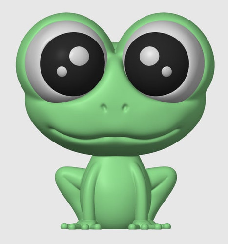 Frog, Mini Animal, 3D STL File | STL Things
