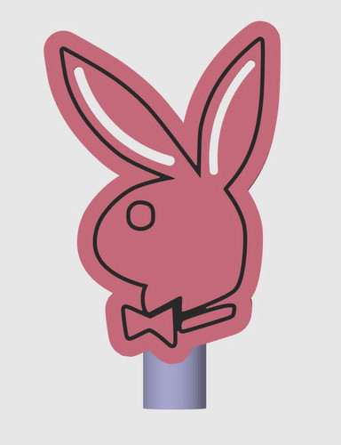 Playboy Bunny, Wand (Wand Handle Not Included) | STL Things