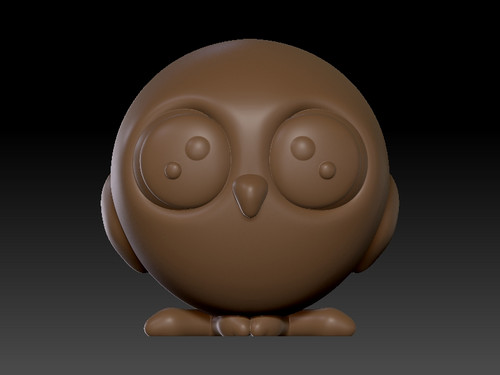 Owl, Chibi Animal, 3D STL File | STL Things