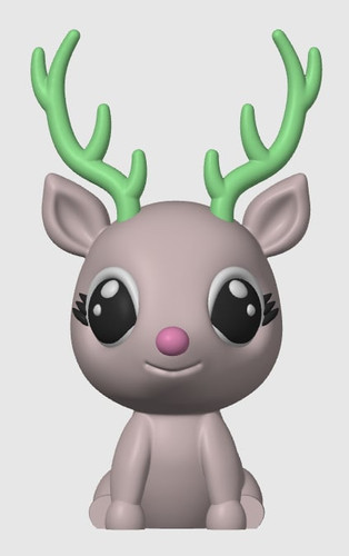 Reindeer, Mini Animal, 3D STL File | STL Things