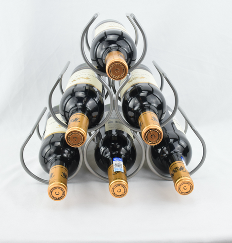 Knight 6 Bottle Free Standing Wine Rack | Knight Home Living