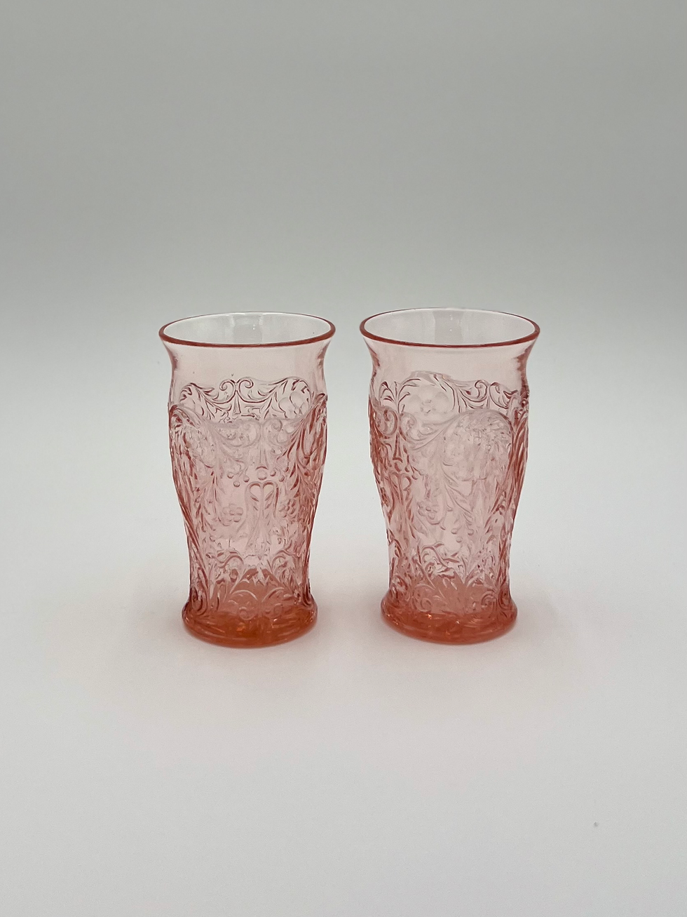 Artisanal Blush Pink Drinking Glasses | A Stephens Soirée