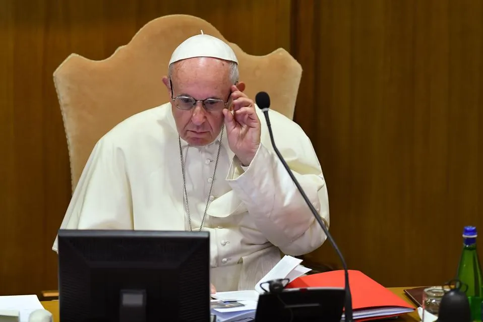 Is the pope reading our blog? Spooky!